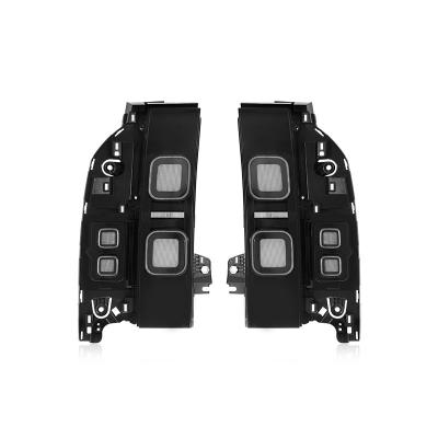 China Smoked Black LED Tail Lights Assembly For 2020-2026 Land Rover Defender Old To New Upgrade Rear Brake Turn Signal Lamp for sale