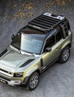 China Aluminum Alloy  Roof Rack for Land Rover Defender 90 Easy Installation Off-Road Rack Ideal for Luxury Travel & Camping for sale