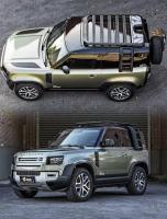 China Aluminum Alloy  Roof Rack for Land Rover Defender 90 Easy Installation Off-Road Rack Ideal for Luxury Travel & Camping for sale