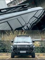 China Aluminum Alloy  Roof Rack for Land Rover Defender 130 with 100kg Capacity Luggage Frame Ladder Bag Roof Platform for sale