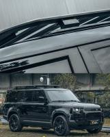 China Aluminum Alloy  Roof Rack for Land Rover Defender 130 with 100kg Capacity Luggage Frame Ladder Bag Roof Platform for sale