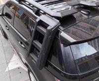 China Aluminum Roof Platform & Ladder for Land Rover Freelander Range Rover Discovery Sport - Ideal for Camping & Road Trips for sale