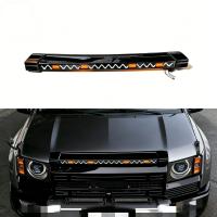 China LED Lighted Hood Deflector Guard ABS Bug Shield for Toyota Land Cruiser Prado LC250 2024+ for sale