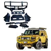 China Off-Road Competition Front Bumper For Toyota Land Cruiser Prado LC250 2024 -2026 Steel Black for sale