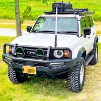 China Off-Road Competition Front Bumper For Toyota Land Cruiser Prado LC250 2024 -2026 Steel Black for sale