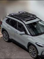 China Aluminum Alloy Roof Rack Platform for Toyota Corolla Cross Heavy-Duty Cargo Carrier with Universal Fit for sale
