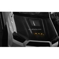 China Steel Transparent Hood for 2014-2026 Toyota 4 Runner for for Black Engine Cover Modification for sale
