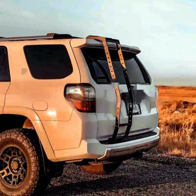 China Rear Door Ladder Roof Rack Rear Access Ladder for Toyota 4Runner 2010-2022 Front Runner Style Tailgate Ladder for sale