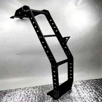 China Rear Door Ladder Roof Rack Rear Access Ladder for Toyota 4Runner 2010-2022 Front Runner Style Tailgate Ladder for sale