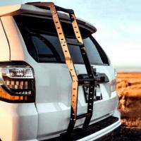 China Rear Door Ladder Roof Rack Rear Access Ladder for Toyota 4Runner 2010-2022 Front Runner Style Tailgate Ladder for sale