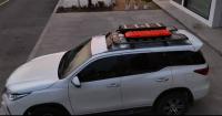China Aluminum Roof Rack For Toyota Fortuner Universal Fit Roof Rail for 2001-2025 Models Easy Assembly for Luggage Outdoor Gear for sale