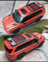 China Aluminum Roof Rack Platform for Toyota Sequoia 2001-2026 Cargo Carrier with Anti-Slip Surface for Luggage/Camping Gear for sale