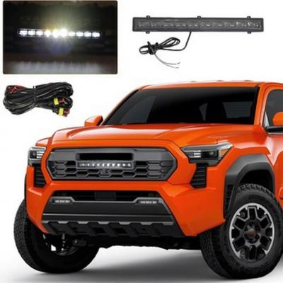 China Front Grille Upgrade For Toyota Tacoma 2024-2026  Built-in LED Off-Road Lights  Matte Black Finish for sale