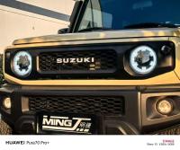China Suzuki Jimny JB64 JB74 2019-2026 LED Headlight Angel Eye 4 Eye 6 square DRL Projector Lamp for sale
