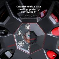 China Hub Cap Center Cover & Lug Nut Cap Set  For Tesla Cybertruck Matte Black Wheel Center Protector & Screw Nut Cover Mod Parts for sale