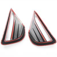 China Wolf Tooth Style Front Fog Light Frame Trim Exterior Modification Accessories for Tesla Model Y 2019-2024 for sale