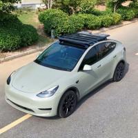 China Aluminum Alloy Roof Rack for Tesla Model Y - High-Capacity Luggage Holder for Camping Travel & Adventure | Durable Build for sale