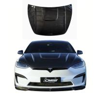 China Upgraded Carbon Fiber Engine Hood for Tesla Model Y - Stylish Exterior Modification Part for sale