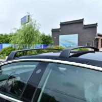 China Aluminum Alloy Roof Car Luggage Rack for Tesla Model Y  Model 3 Custom Roof Rack Rail System for sale