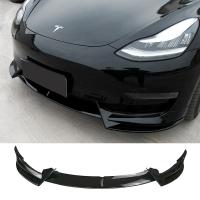 China No-Drill Front Lip Compatible with Tesla Model 3/Y: Damage-Free Installation Exterior Mod Decor Exterior Upgrade Decor Accessory for sale