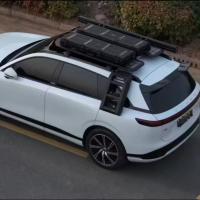 China Aluminum Alloy Roof Platform for Xpeng G9- Easy Installation Off-Road Rack   Ideal for Luxury Travel & Camping for sale