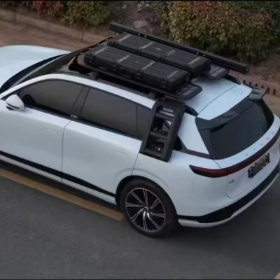 China Aluminum Alloy Roof Platform for Xpeng G9- Easy Installation Off-Road Rack   Ideal for Luxury Travel & Camping for sale