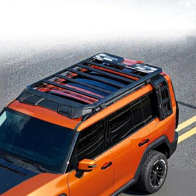 China Roof Rack Frame For Jietu Zongheng G700 Off-road Modification Folding Ladder Platform 100KG+ Capacity No-Punching Installation for sale
