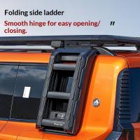 China Roof Rack Frame For Jietu Zongheng G700 Off-road Modification Folding Ladder Platform 100KG+ Capacity No-Punching Installation for sale