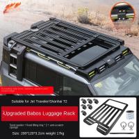 China Off-Road Folding Side Step   Roof Rack Cargo Basket Expansion Platform for Jetour Traveler Shan Hai T2 for sale