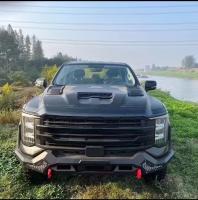 China Poer Style Engine Hood Bonnet With LED Lights For Foton Tunland V7 V9 Mars7 Mars9 Pickup Truck 4x4 for sale