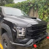 China Poer Style Engine Hood Bonnet With LED Lights For Foton Tunland V7 V9 Mars7 Mars9 Pickup Truck 4x4 for sale