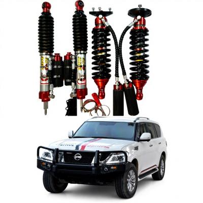 China Modified Off-road Coilover Shock Absorber 2 Lift Suspension Kit for Nissan Patrol Y61Y62 4x4 Vehicle for sale