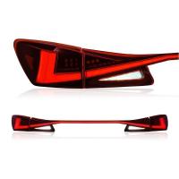 China Full LED Through Modified Tail Light Assembly for Lexus IS250 IS300 2006-2012 Dynamic Turn Signal Light for sale