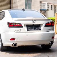 China LED Modified Digital Taillights for Lexus IS250 IS300 2006-2012 Dynamic Turn Signal Light for sale