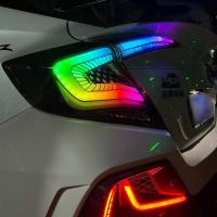China LED Modified Digital Taillights for Honda Civic Space 2016-2018 Dynamic Turn Signal Light for sale