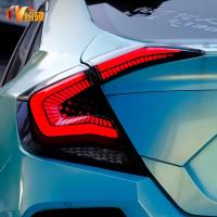 China LED Modified Digital Taillights for Honda Civic Space 2016-2018 Dynamic Turn Signal Light for sale