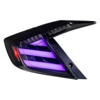 China LED Modified Digital Taillights for Honda Civic Hatchback 2016-2020 Dynamic Turn Signal Light for sale