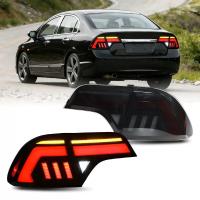 China LED Modified Digital Taillights for Honda 8th Civic 2006-2011 Dynamic Turn Signal Light for sale
