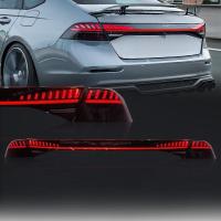 China RS7 Style Full LED Through Modified Tail Light Assembly for Honda Accord 11th Gen 2023-2024 Dynamic Turn Signal Light for sale