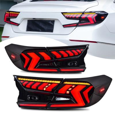 China Cyber Style LED Modified Digital Taillights for Honda Accord 2018-2019 Dynamic Turn Signal Light for sale