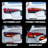 China Cyber Style LED Modified Digital Taillights for Honda Accord 2018-2019 Dynamic Turn Signal Light for sale