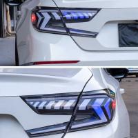 China Cyber Style LED Modified Digital Taillights for Honda Accord 2018-2019 Dynamic Turn Signal Light for sale