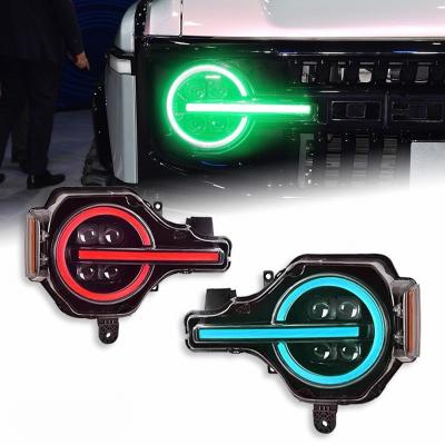China Modified LED Headlight Assembly for Ford Bronco 2021-2026 for sale