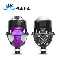 China S25 New 2.5 Inch Dual Lens Dual Direct Laser Effect Car LED Headlights Super Bright Far & Near Light 12V 60W 18000LM for sale