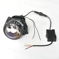 China 90W High-Power Super Bright LED Dual-Light Lens 12V New Car Headlights 3 Inch Dual Direct Laser Far Light Integrated for sale