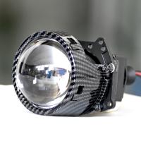 China New X80 H4 3 Inch 80W 16000lm 6000K LED Bifocal Lens Car Headlight with Fish-eye Laser Lens Universal Fitment Lossless for sale
