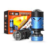 China 100W High-Power Bi-Xenon Lens H4 Solenoid Headlight, Car Laser Lens Biled Headlamp with Strong Illumination for sale