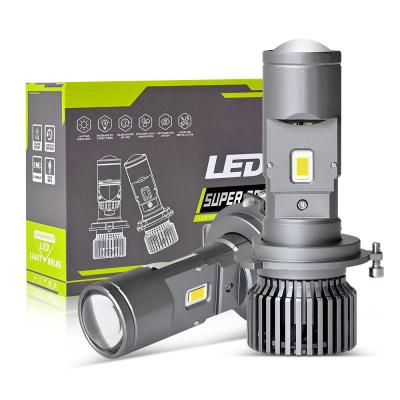 China H4 LED Headlight Bi-Xenon Projector 38W Super Bright Dual Beam for Car & Motorcycle Universal Fit for sale