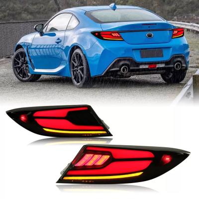 China LED Modified Tail Light Taillight for Toyota GR86 Subaru BRZ 2022 2023 Dynamic Turn Signal Light for sale