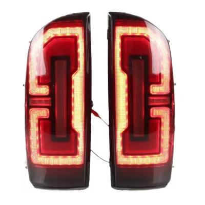 China LED Modified Tail Light Taillight Taillamp for Toyota Tacoma 2016-2022 Dynamic Turn Signal Light for sale